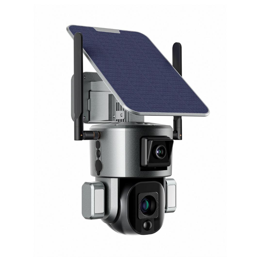 Sim Card 4K 10XZoom Surveillance Solar Powered Outdoor Security Camera ...
